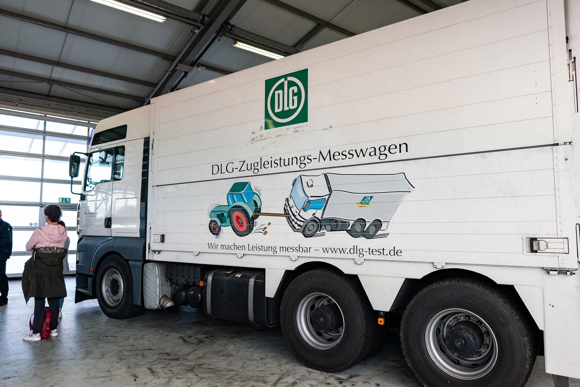DLG TestService: Mobile DLG test bench: MAN drawbar power test truck